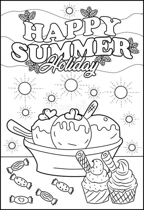 90 Printable Summer Vacation Coloring Pages 88 Summer Break Coloring