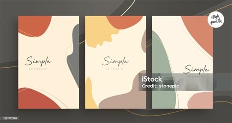 트렌디 한 패션 커버 템플릿세트 손으로 그린 텍스처 포스터 카드 초대장 플래카드 브로셔 전단지 용 디자인 개체 그룹에 대한 스톡 벡터 아트 및 기타 이미지 Istock