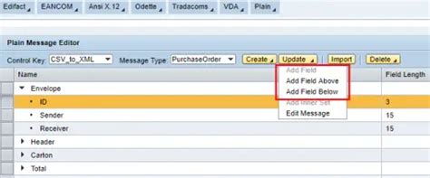 File Content Conversion Csv To Xml Using B2b Integration Cockpit Sap