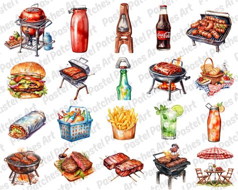Barbecue Clipart Barbecue Parties Summer Barbeque Graphics Bbq Grill