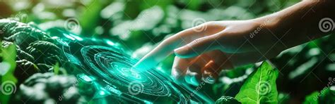 Exploring The Intersection Of Nature And Technology Through A Hand