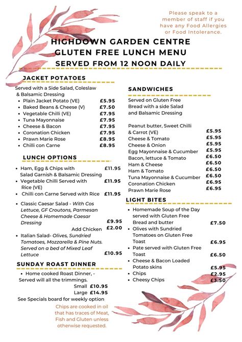 Highdown Hotel Breakfast Menu At Christina Button Blog