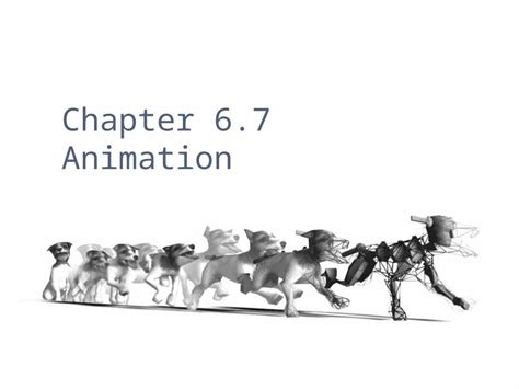 Ppt Chapter 67 Animation 2 Overview When To Use Animation Feedback