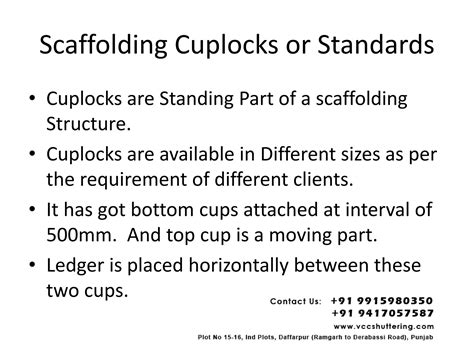 Scaffolding Manufacturers In Ludhiana PPTX