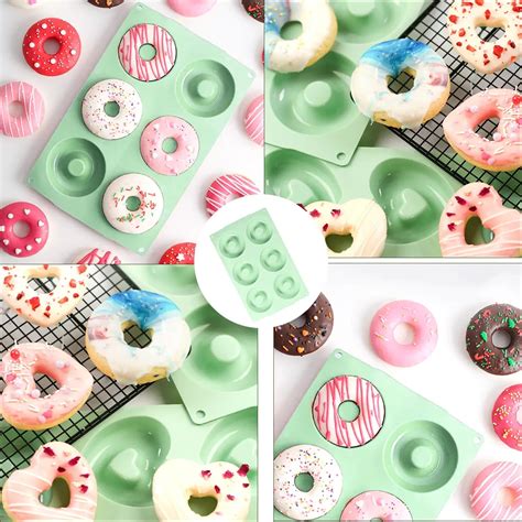 Donut Pan Silicone Baking Mold Non Stick Perfection For Home Bakers