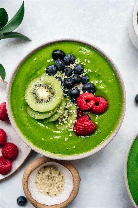 Green Smoothie Bowls 3 Ways Vegan Crowded Kitchen Recipe Green Smoothie Bowl Recipe