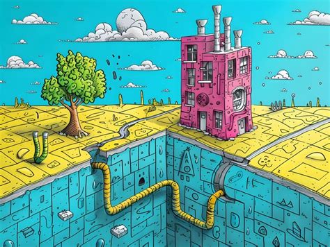 This Surreal And Fantastical Landscape Depicts The Environmental Impact
