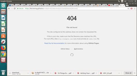 Look Over Session I Lesson Links Issue 3 Hbctraining In Depth NGS Data Analysis Course GitHub