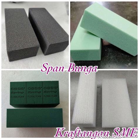 Span Bungaspan Keringmagic Foamspan Basahwet Foam Dry Foam Span