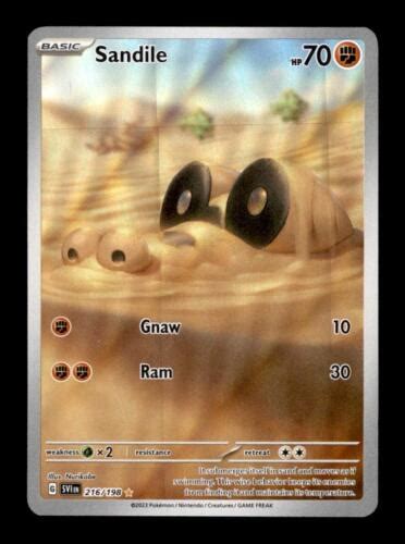 Sandile 216198 Sv01 Scarlet And Violet Base Set Pokemon Ebay