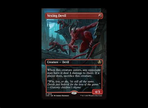Vexing Devil R Foil [inr 0313] [en] Innistrad Remastered Snkrdunk