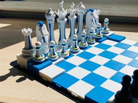 Futuristic Chess Pieces Free 3d Print Model Makerworld