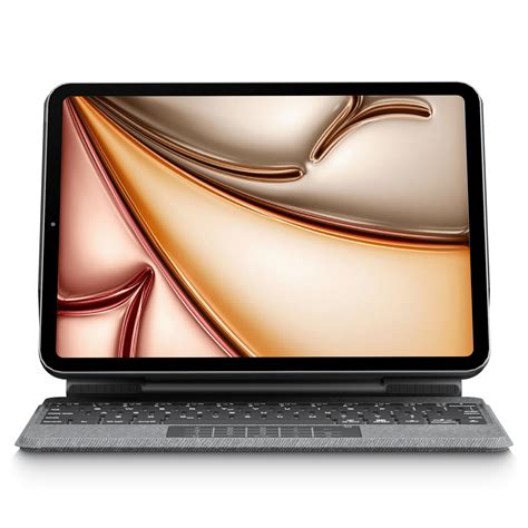 Pekarejue Numeric Magic Keyboard Case Compatible With Apple Ipad Air 11