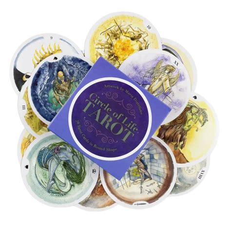 วงกลมของชีวิตไพ่ทาโรต์สำรับการทำนายเวอร์ชันภาษาอังกฤษ Oracle Board เล่นเกมตารางหมึกสำหรับงาน