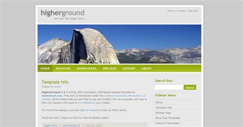 high quality css and xhtml free templates and layouts part 2 101