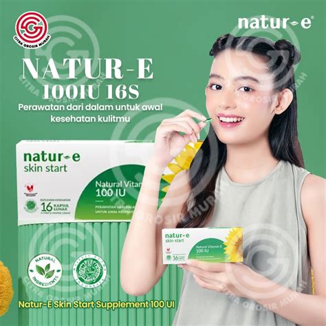 Jual Natur E Suplemen Soft Capsule Skin Start Natural 100 Iu 16s