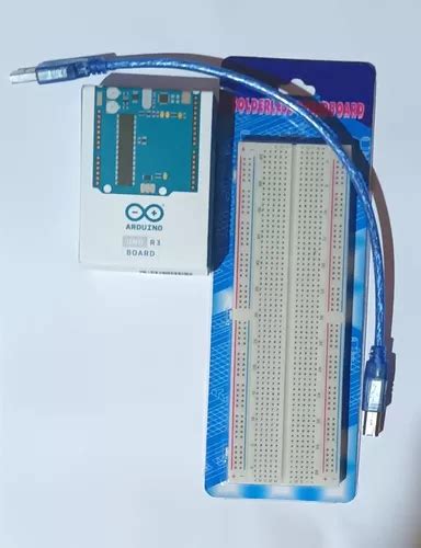 Kit Arduino Uno Original Cable Protoboard Cuotas Sin Interés