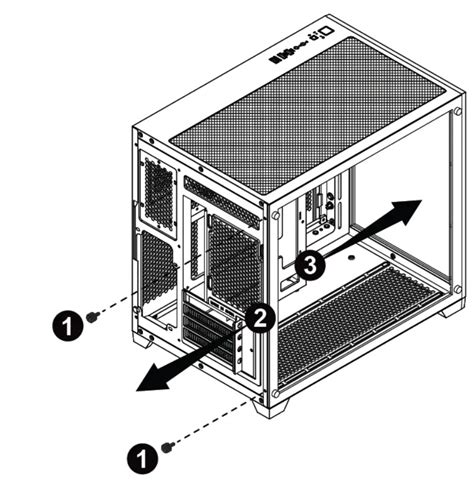 Tecware Vxn Dual Chamber Matx Case Benutzerhandbuch