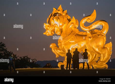 The Singha At The Singha Park Near The City Chiang Rai In North