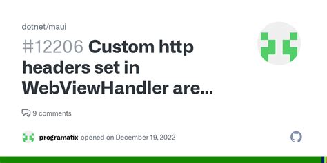 Custom Headers Set In Webviewhandler Are Not Sent · Issue 12206
