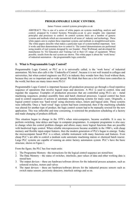 Question Bank Programmable Logic Controller Pdf