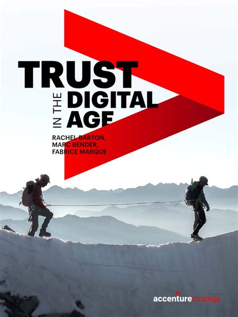 Accenture Trust Digital Age Pdf Internet Of Things Privacy