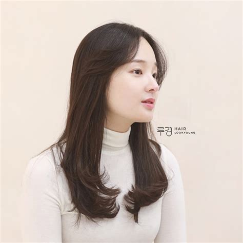 긴 머리 레이어드컷과 커튼뱅으로 인생 머리하기 네이버 블로그