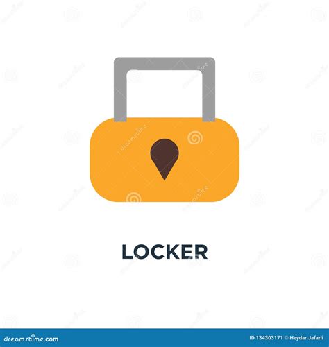 Locker Icon Padlock Concept Symbol Design Key Lock Privacy An Stock Vector Illustration Of