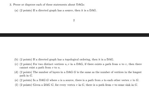 Solved Prove Or Disprove Each Of These Statements About Chegg