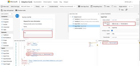 Dynamically Showhide Elements In Adaptive Cards Burgers And Bytes