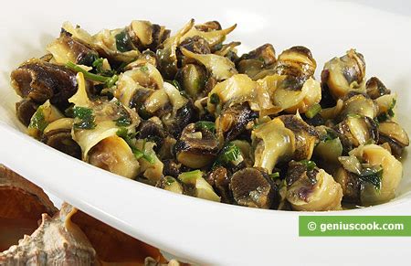 The Sea Snails With Parsley And Garlic In White Wine Recipe Italian