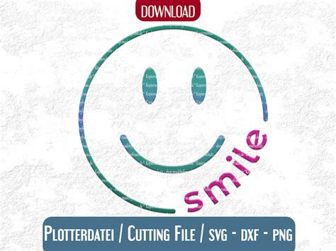 Plotter File Smile Smile For Plotting Emoji Smiley Etsy New