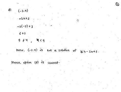 [solved] question 3 the graph of the line y 2x 3 is shown which point course hero