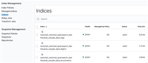 Snapshot Management In Dashboards OpenSearch Documentation
