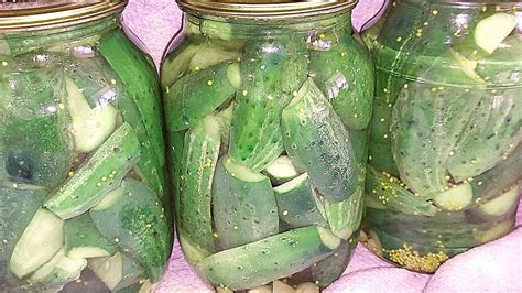 РЕЦЕПТ САМЫХ Вкусных Огурчиков на зиму с горчицей Youtube