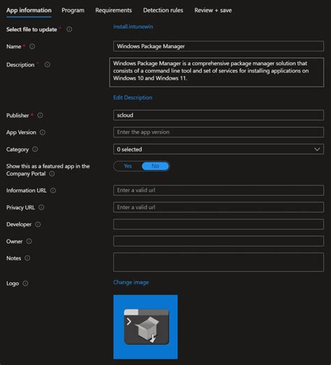 how to winget and intune scloud