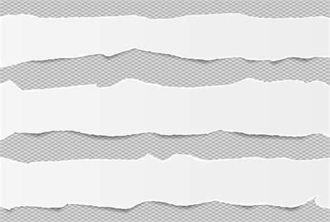 제곱 회색 배경에 붙어 노트북 종이 스트립 찢어진된 흰색 빈 메모의 조각 0명에 대한 스톡 벡터 아트 및 기타 이미지 0명 개체 그룹 공란 Istock