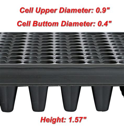 200 Cell 10pcs Pack Thick Durable Flats Vegetable Fruit Seeds Seedling