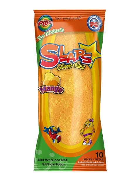 Slaps Mango Lollipops 10 Pc Grocery And Gourmet Food