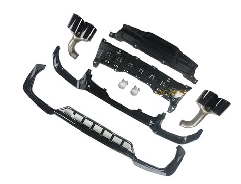 G01 Lci X3m F97 Rear Diffuser With Exhaust Tips X3 Rear Diffuser Dual