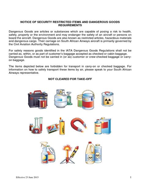 Dangerous Goods En Pdf Dangerous Goods Airport Security