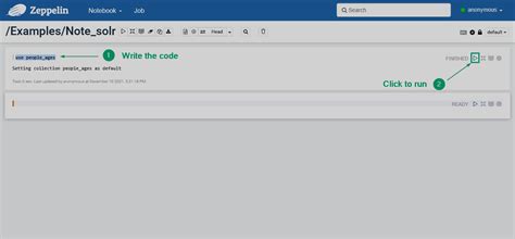 How To Create Solr Notes In Zeppelin Adh Arenadata Docs