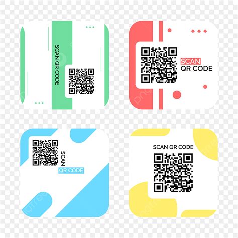 Qr Code Design Vector PNG Images Qr Code Label Design Vector Png Elements Qr Code Label