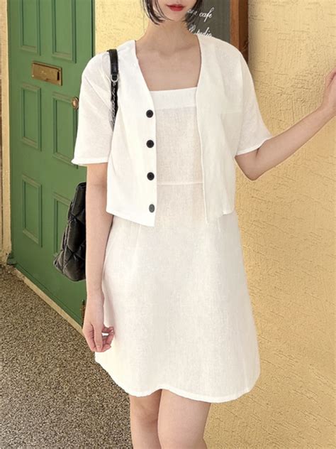 당일출고세트 플레이스 투피스 나시원피스 민소매원피스 뷔스티에원피스 레이어드 미니원피스 린넨원피스 여름원피스 여행 바캉스 린넨자켓 여름자켓 반팔자켓 트위드자켓