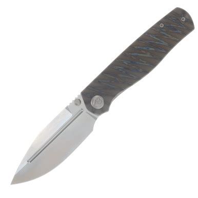 Kb Knives Albatross Framelock Folder Flamed Ti Wmicro Mill Bb M390