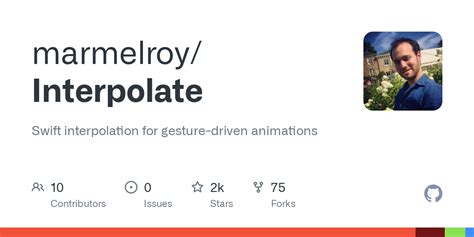 GitHub Marmelroy Interpolate Swift Interpolation For Gesture Driven