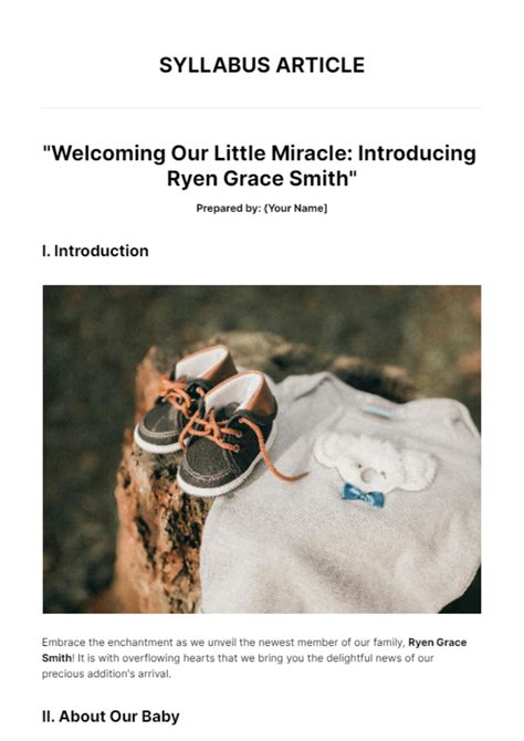 Free Printable Birth Announcement Templates To Customize Online