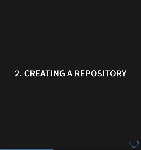 creating a repository version control with git