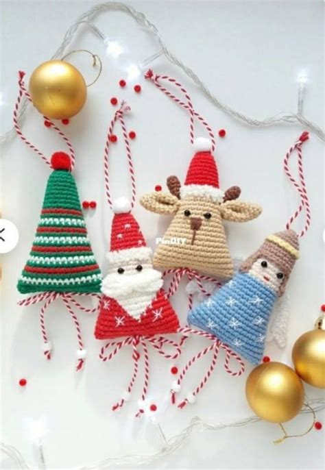 Елочные игрушки схема вязания крючком №32607