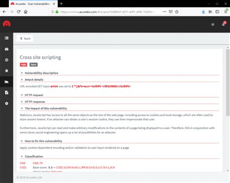How To Verify A Cross Site Scripting Vulnerability Acunetix